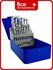 Набор сверл HSS 25 шт, 1-13 мм vertextools 0987-25, из быстрорежущей стали спира...