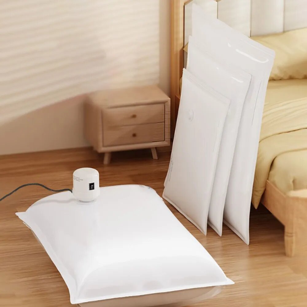 Вакуумные пакеты компрессионные для одежды и одеял, 3 размера, 60x80 см