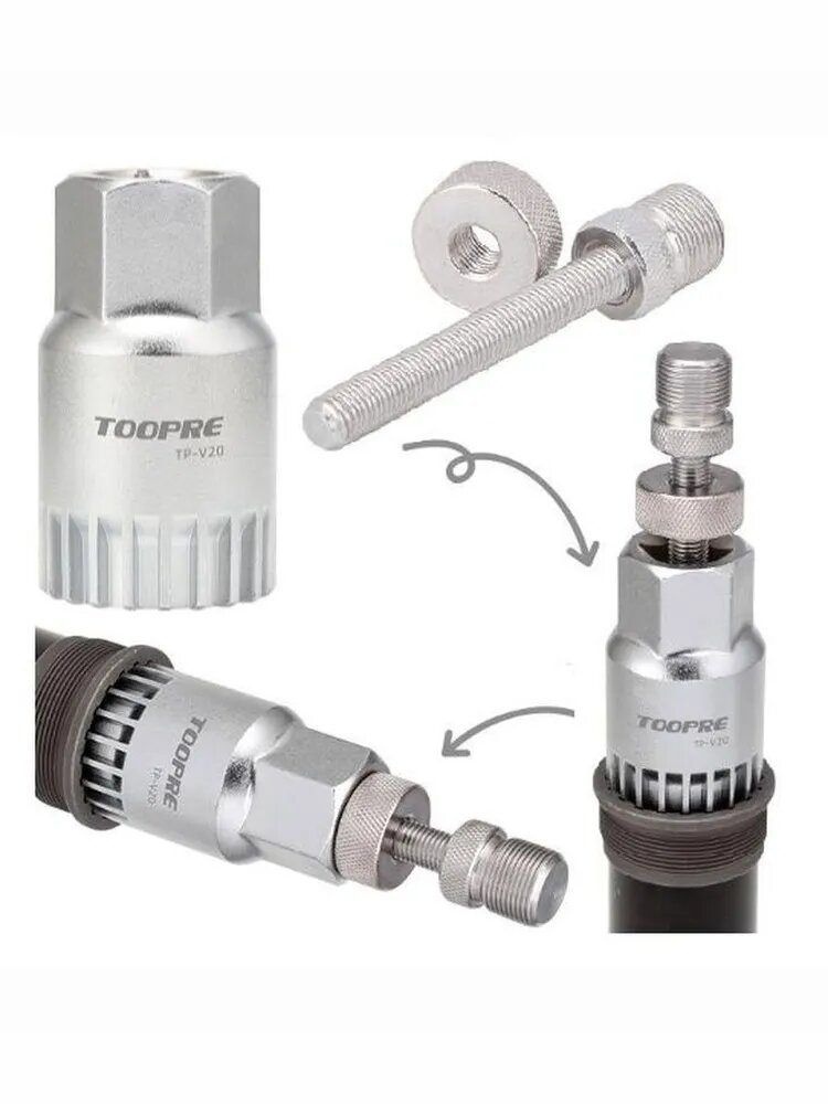 Съемник каретки TR-V, 20 шлицов + установочный штифт, под ключ 24 мм