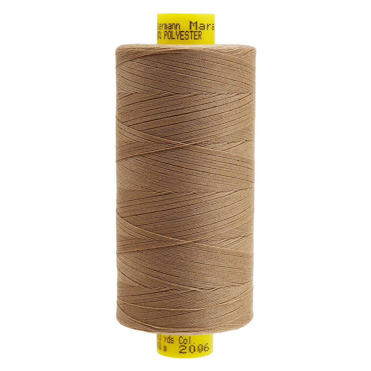 Нитки Mara 120/1000 м универсальные, 100% полиэстер Gutermann 700207 (2006 розовый беж), 10 шт