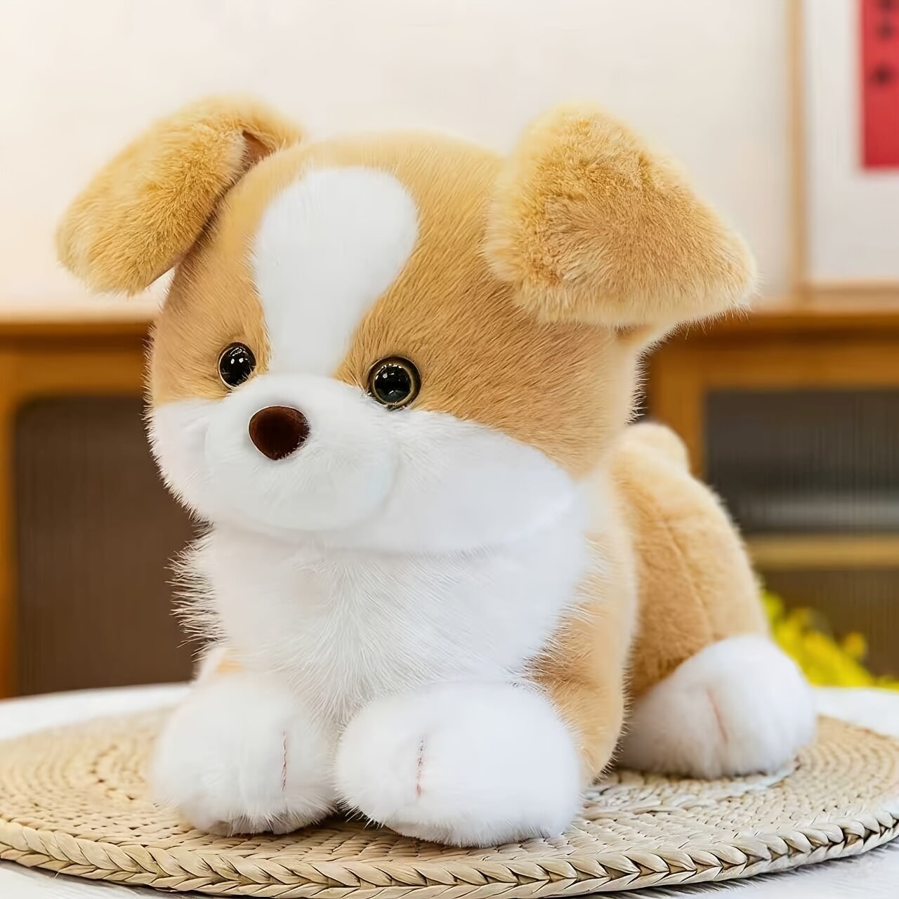 Мягкая игрушка Border Collie 20 см, реалистичный плюшевый зверь, подарок для детей и друзей на день рождения и праздники
