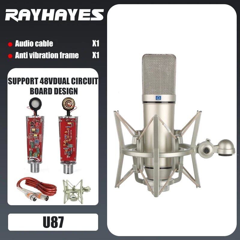 RAYHAYES U87S профессиональный конденсаторный микрофон