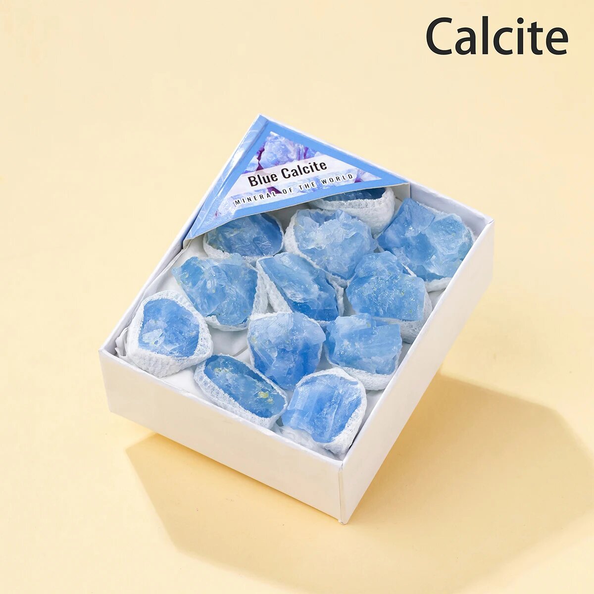Набор натуральных кристаллов аметист Calcite