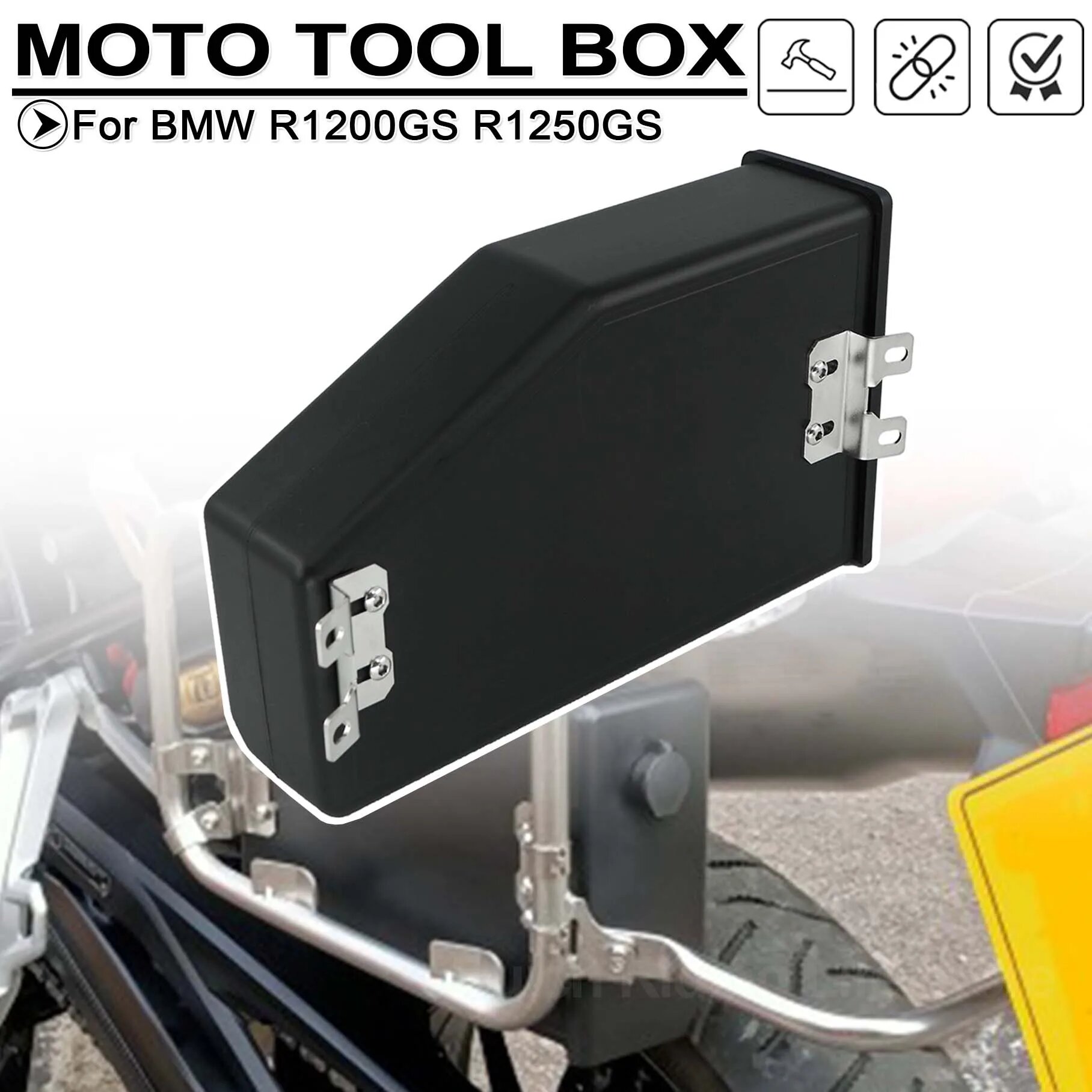 Для мотоциклов BMW R1200GS, R1250GS ADV, LC, F850, 750 GS, TRK502 2013-2023: Пластиковый ящик для инструментов, декоративный .