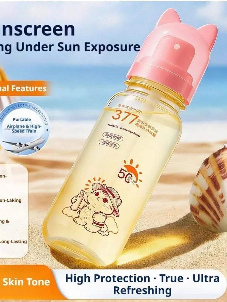 Солнцезащитный спрей для лица и тела spf 50