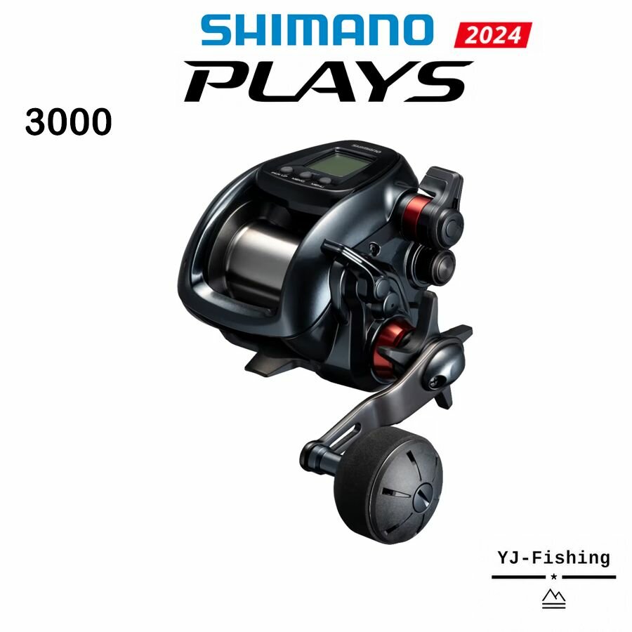 SHIMANO 2024 PLAYS 3000 Под правую руку Электрическая рыболовная катушка