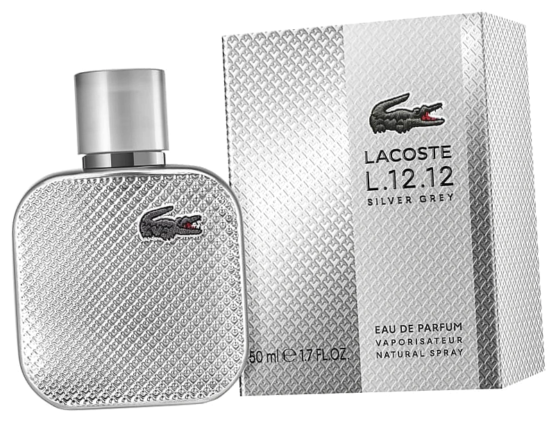 Lacoste L 12 12 Silver Grey мужской парфюм 50 мл - Лакост Л 12 12 Сильвер Грей