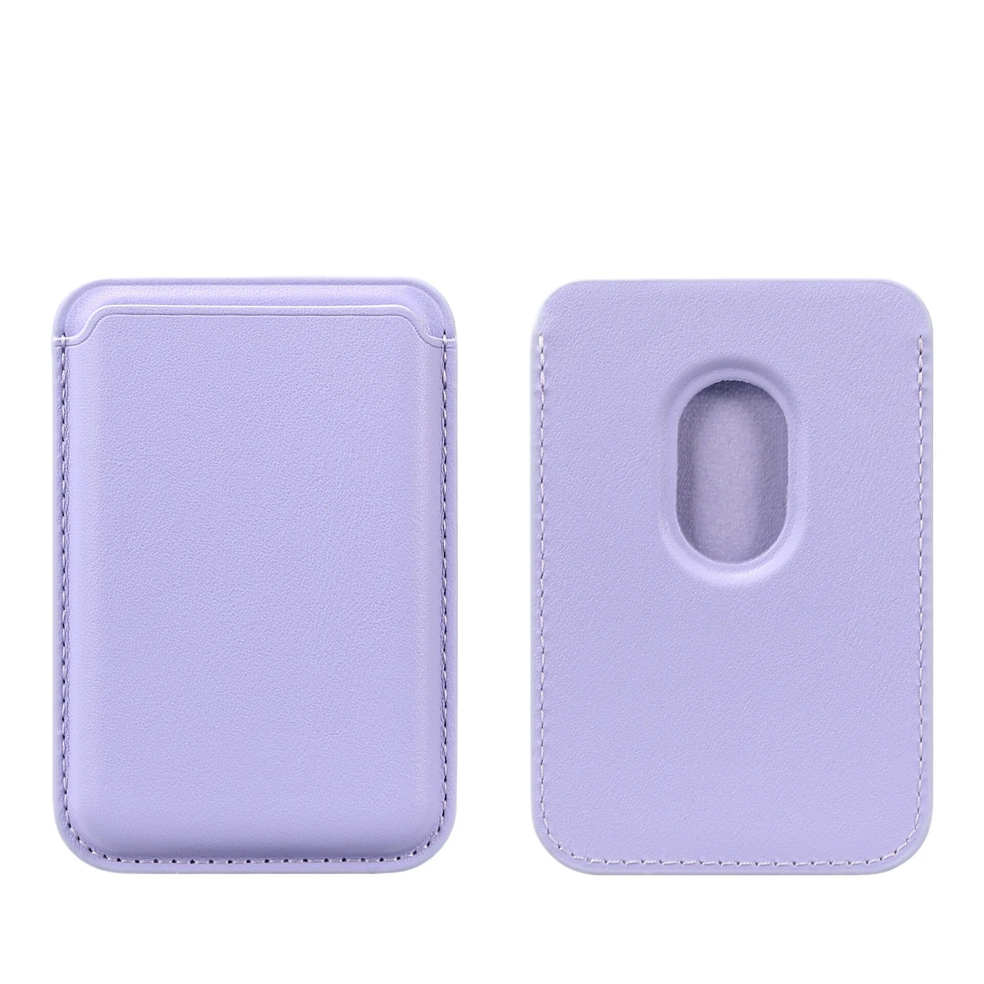 Кожаный Чехол-кошелек Для iPhone 13/14/15/16/17 Pro Max Plus С Сильным Магнитным 10 Purple
