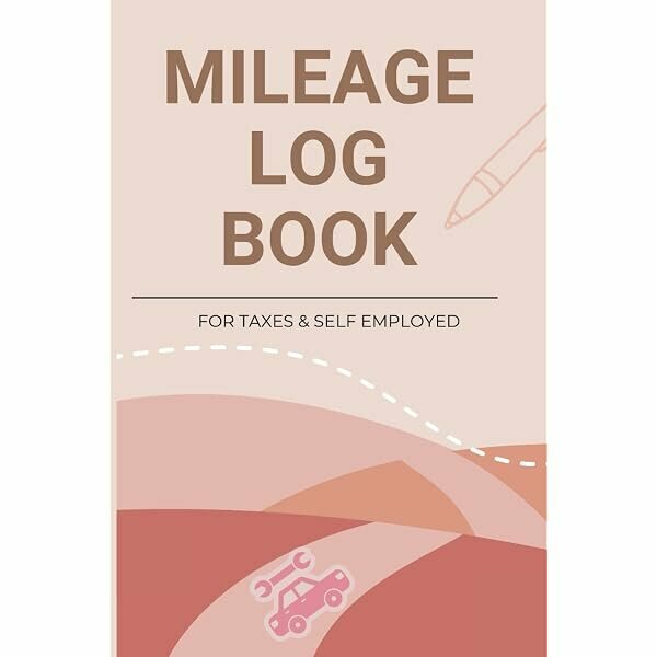 Mileage Log Book for Car: Vehicle Mileage Tracker for Business & Taxes | Car Maintenance Logbook for Self-Employed & Small Business Owners (6x9 inches, 125 Pages, Pink Design)，Reprinted paperback book