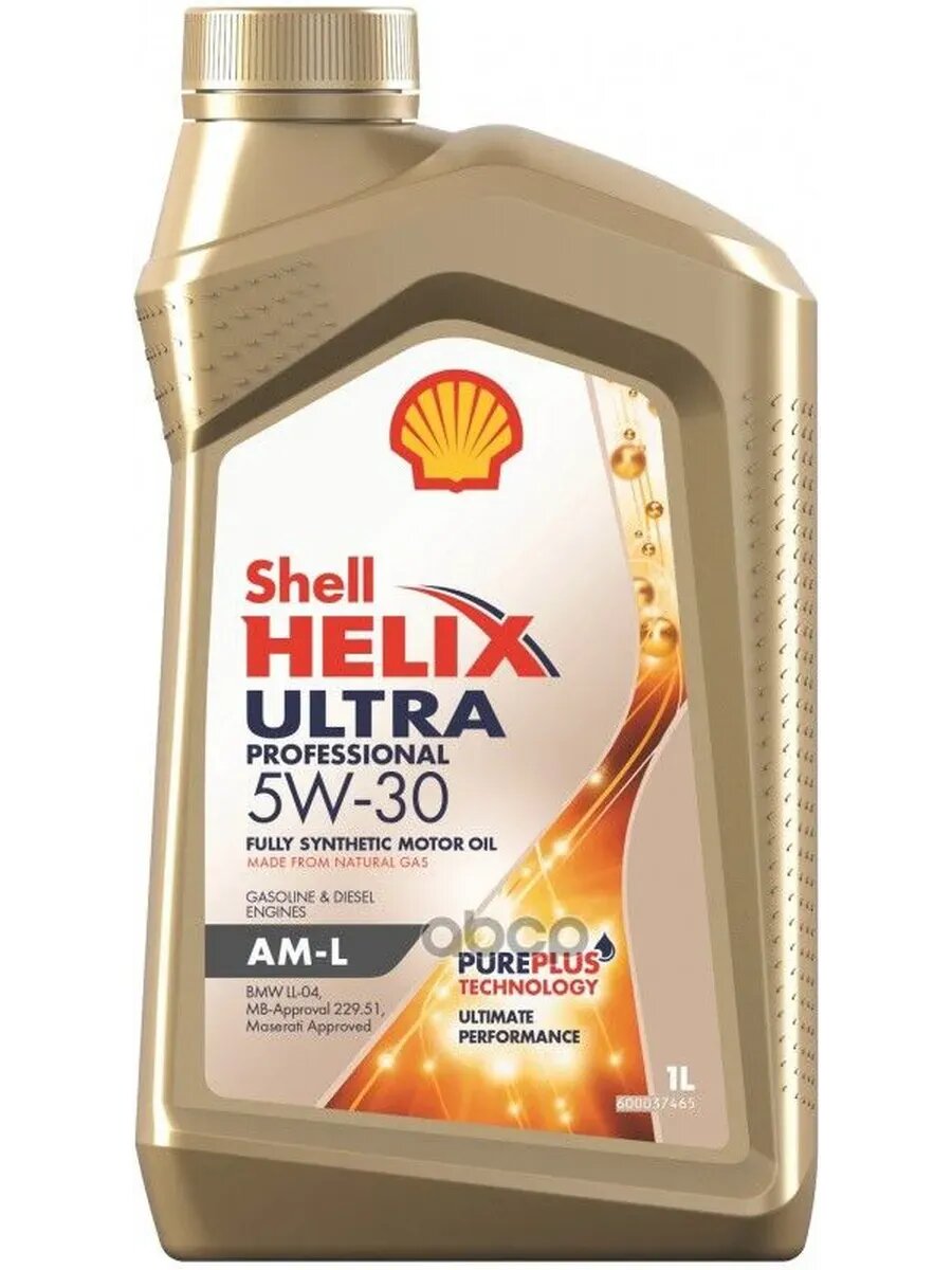 Shell 5W30 Shell 1Л Синтетика Helix Ultra Professional Am-L