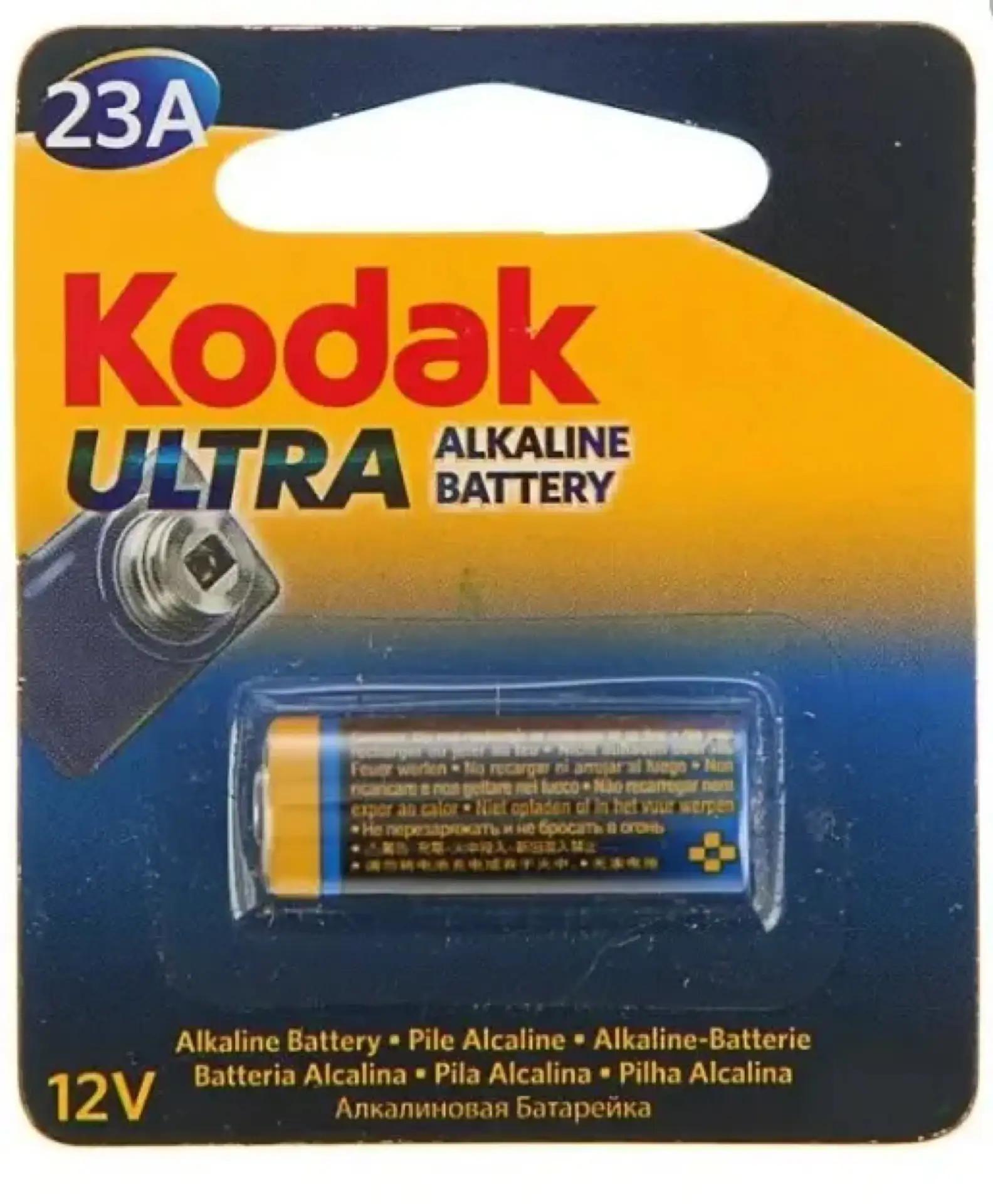 Батарейка алкалиновая Kodak Ultra, А23 (23A)-1BL, 12 В, блистер, 1 шт. — фото 1