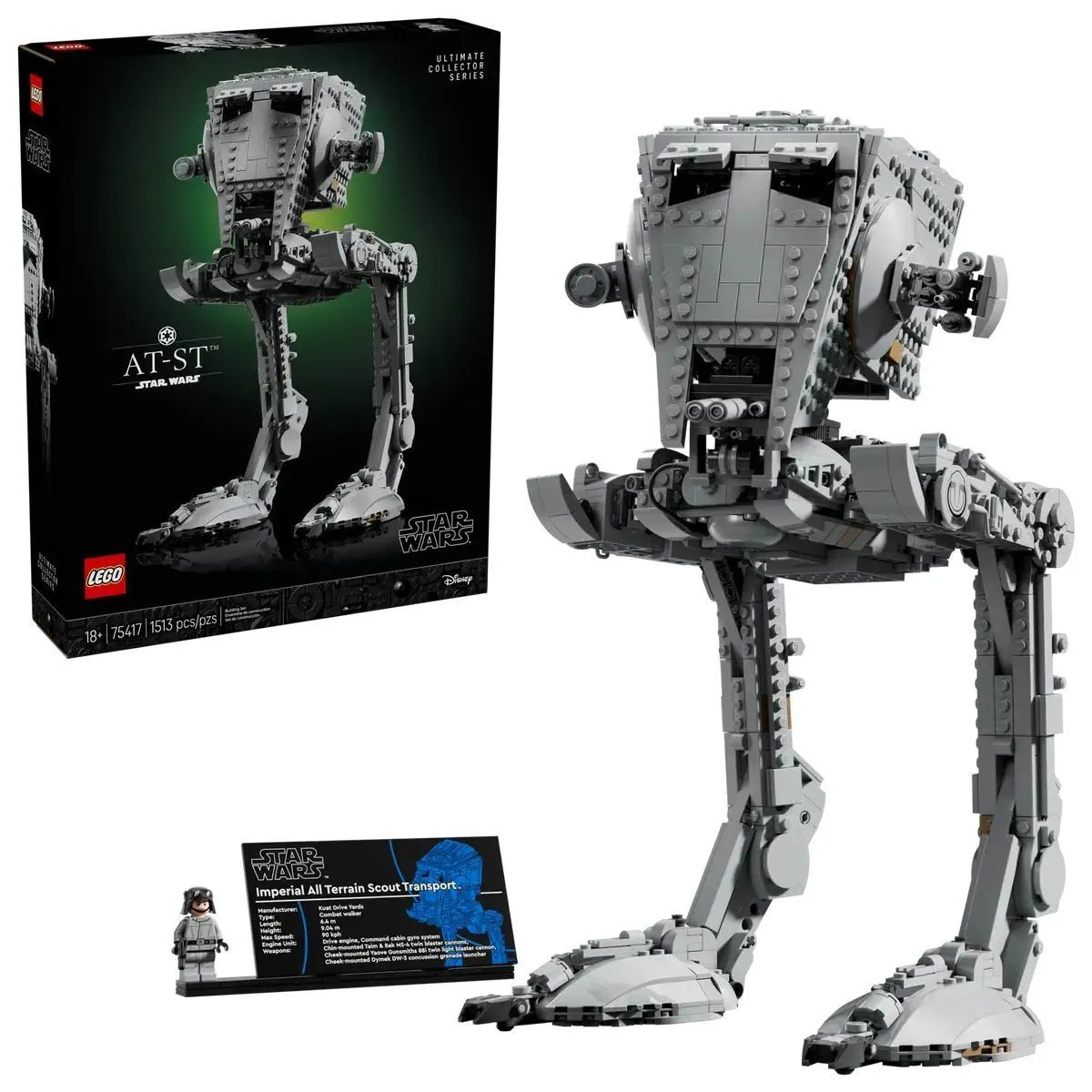 Конструктор LEGO 75417 - Лего Транспортный шагоход AT-ST Star Wars