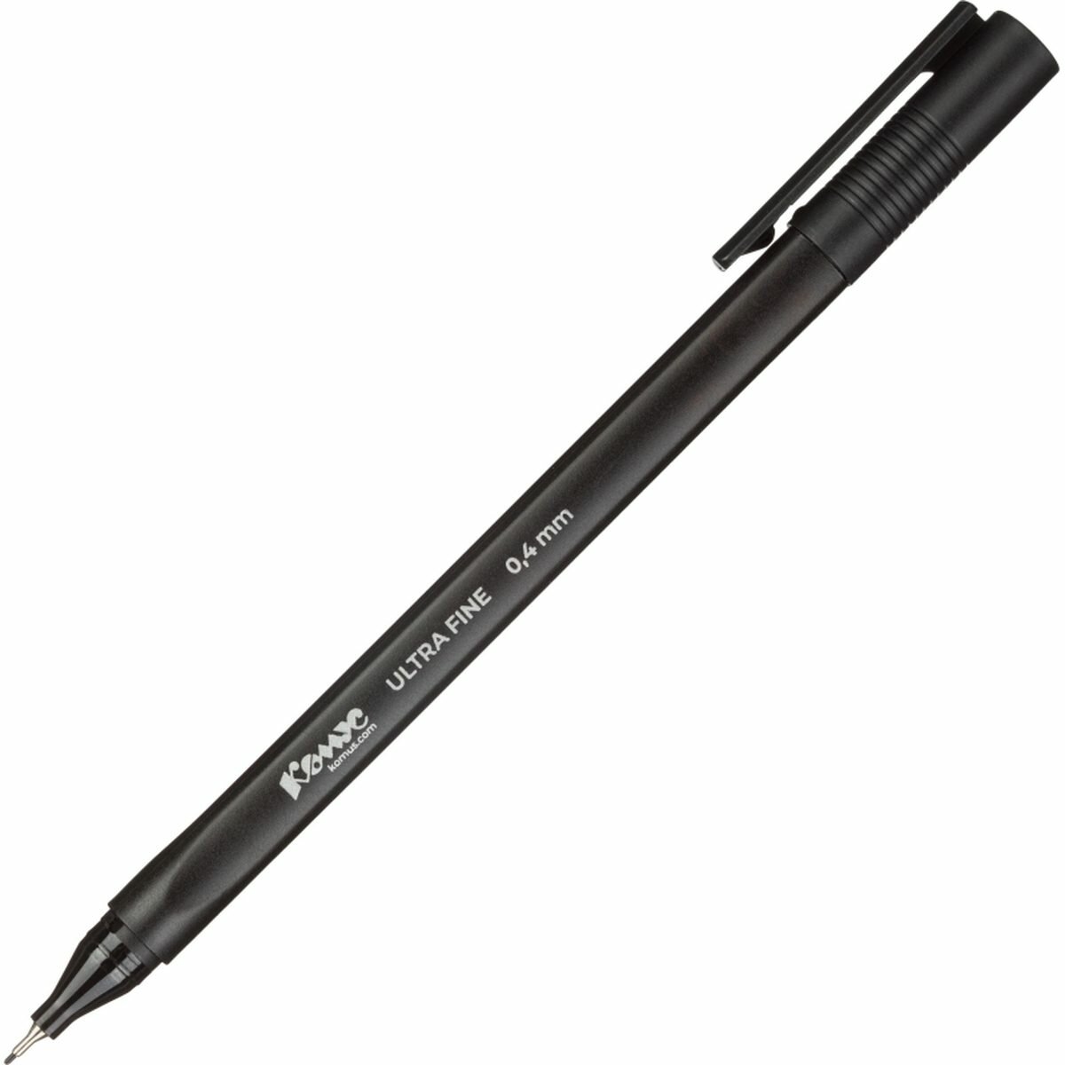 Линер Комус Ultra Fine 0.4 мм, черный (1515765), 144шт.