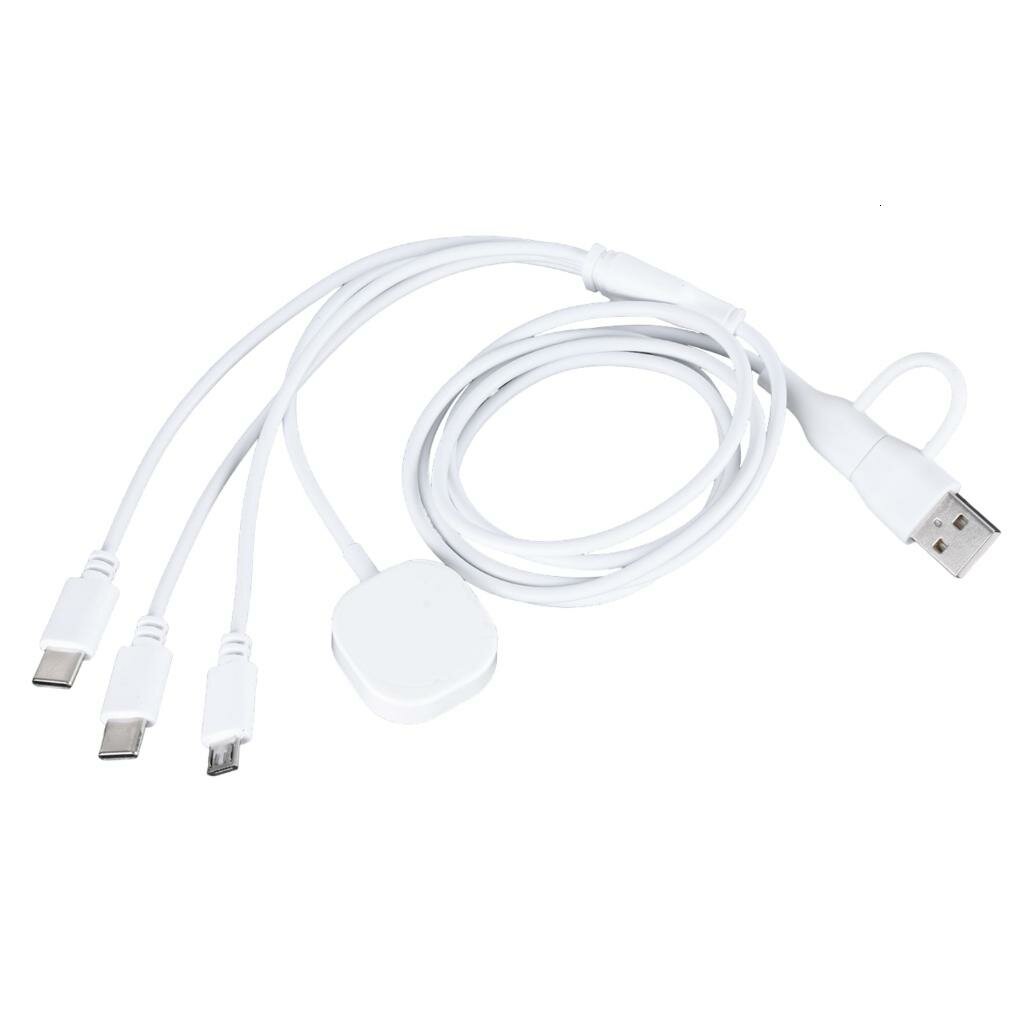 USB+Type C 4-в-1 зарядный кабель 120 см