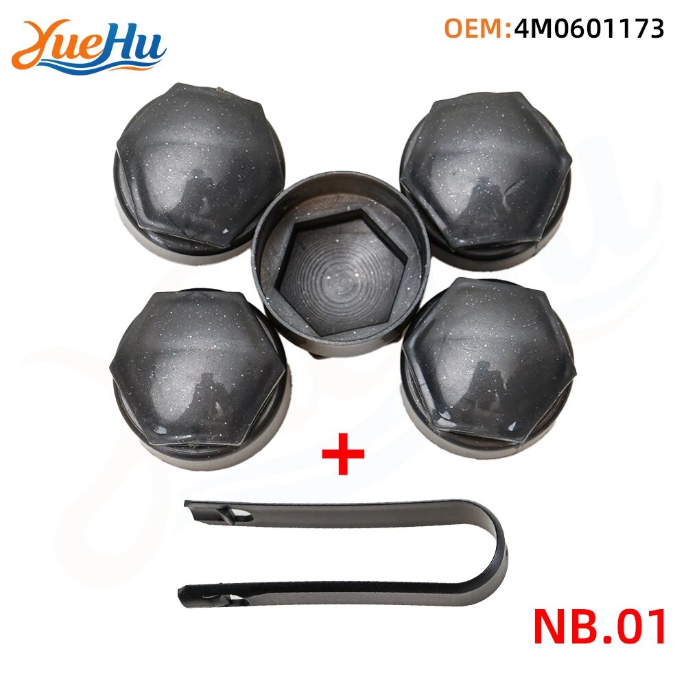 YUEHU 10 шт. 4M0601173A Колпачки для колесных болтов для AUDI A1 A3 A4 A5 A6 Q2 Q3 Q5 No. 1 2sets
