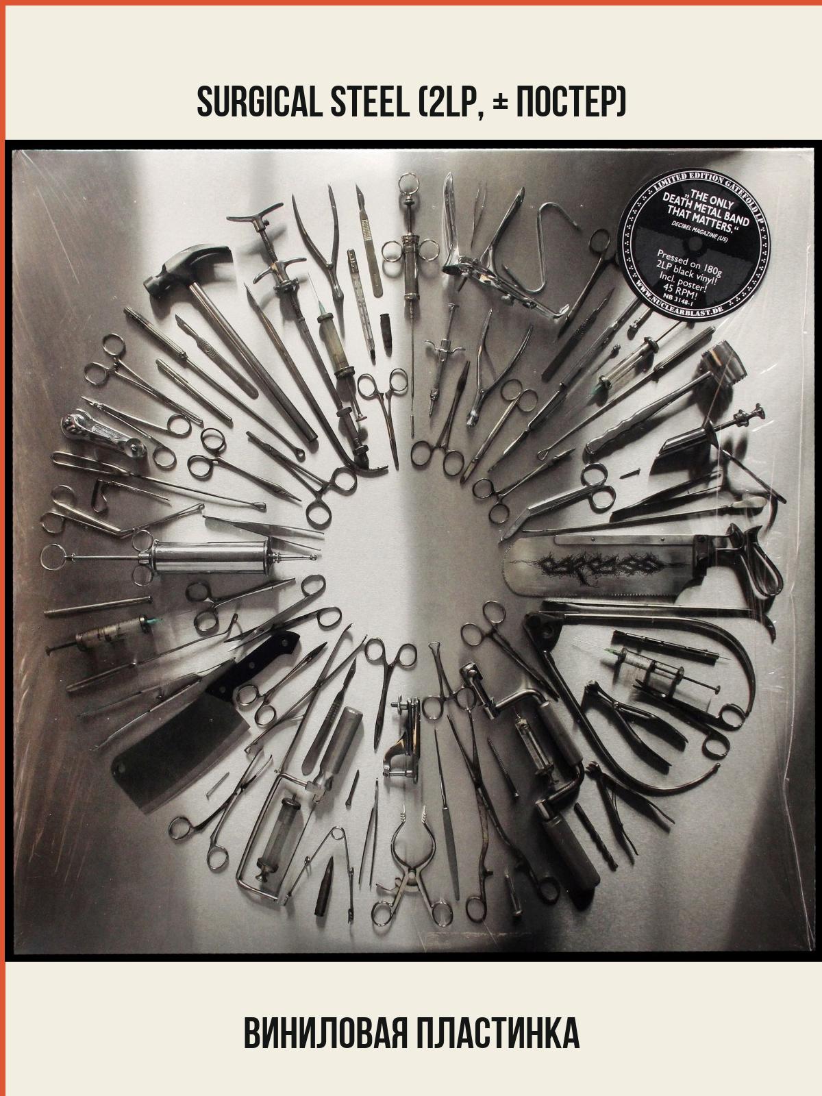 Виниловая пластинка Nuclear Blast Carcass – Surgical Steel (2LP, + постер)