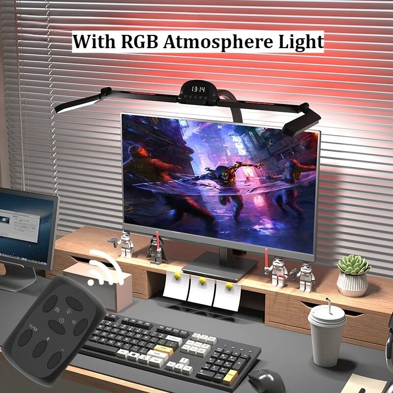 SINOHAMM Светодиодная настольная лампа с датчиком движения черного цвета Atmosphere Version, EU Plug
