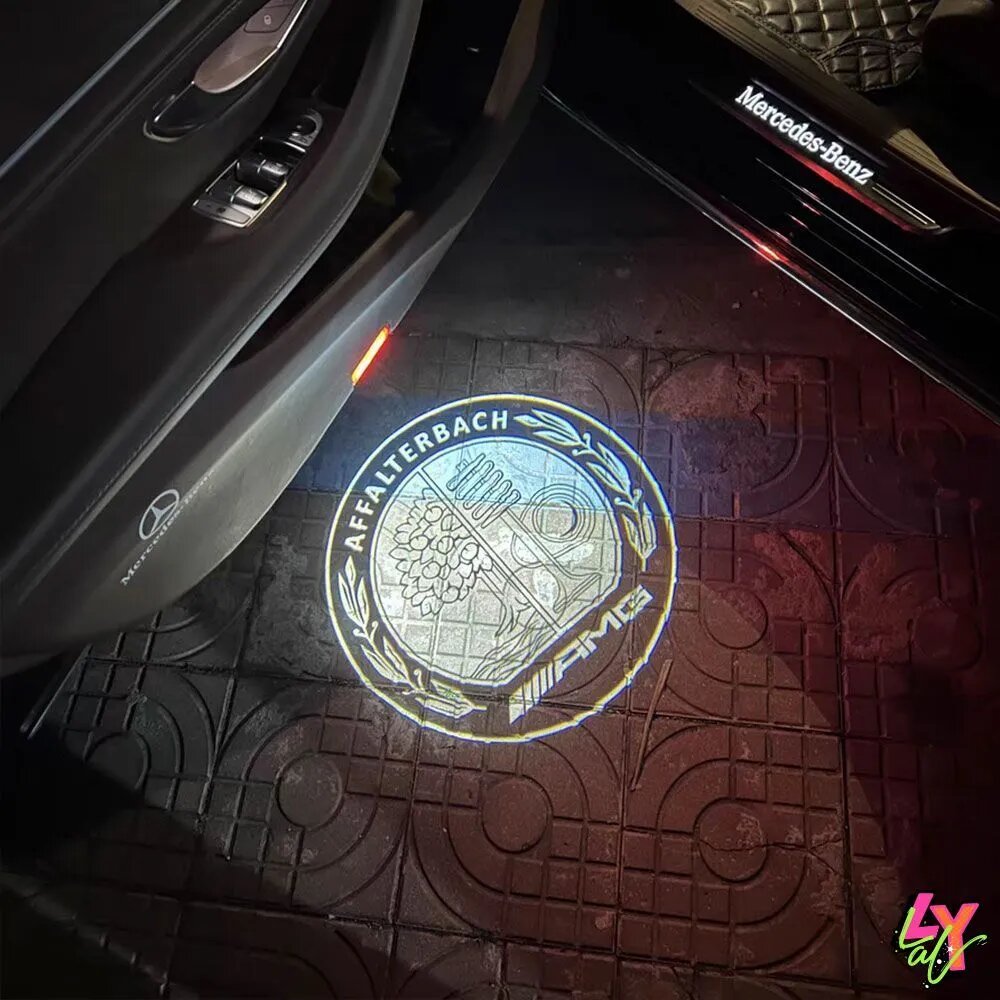 2 шт автомобильные дверные фонари с логотипом проектор для Mercedes-Benz S-Class V-Class CL-Class Vito W447 W640 W221 C216 AMG