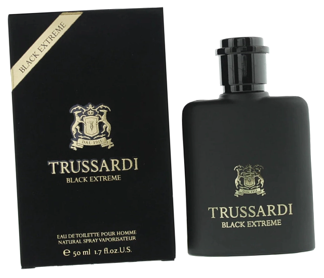 Мужской парфюм Trussardi Black Extreme 50 мл / Труссарди Блэк Экстрим духи