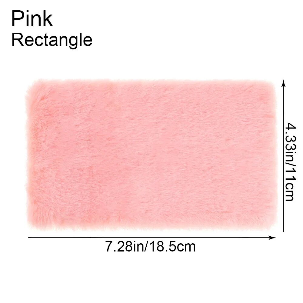 Миниатюрный коврик для кукольного домика Genenic 1/12 A-pink rectangle2