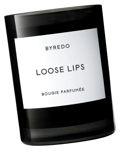 Byredo Loose Lips свеча парфюмированная для дома 240 гр / Байредо Луз Липс женская