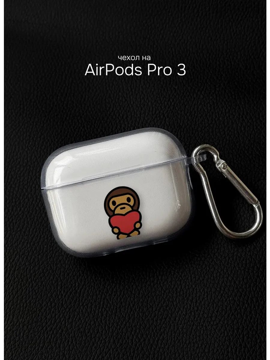 Чехол на Airpods Pro 3 bape