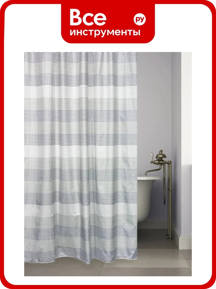 Штора для ванной комнаты Bath Plus 180х180 BLOCKS STRIPE multi ch-21291