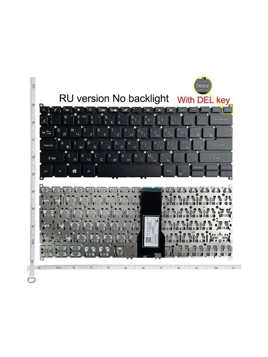 Новая клавиатура для Acer N17W7 N17W6 N20C4 N16C4 Черная клавиатура без подсветки