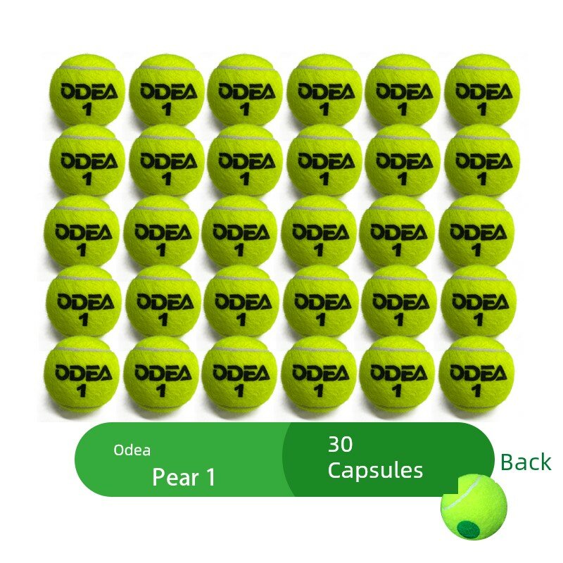 Odear pear stage1 зеленые спонж-теннисные мячи, 30 шт. в рассыпную, мягкие для детской игры