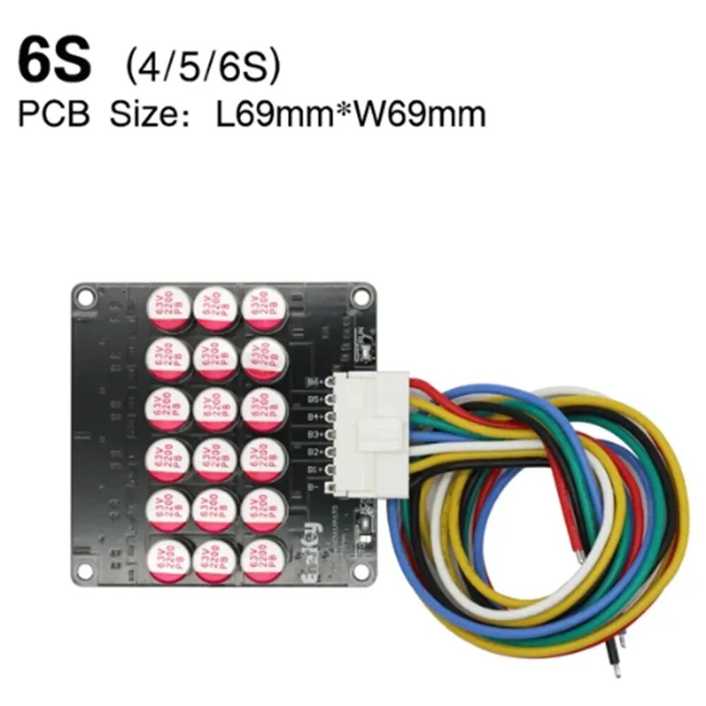 Активный балансир-эквалайзер 5A для LiFePO4, LiPo, LTO аккумуляторов 3S-21S 6S