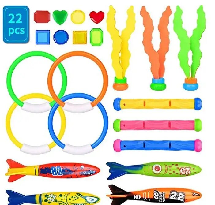 Детские плавающие игрушки для бассейна JOKEJOLLY, 22pcs