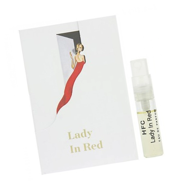 Миниатюра 2.5 мл Lady In Red - женский парфюм Леди В Красном от Hfc