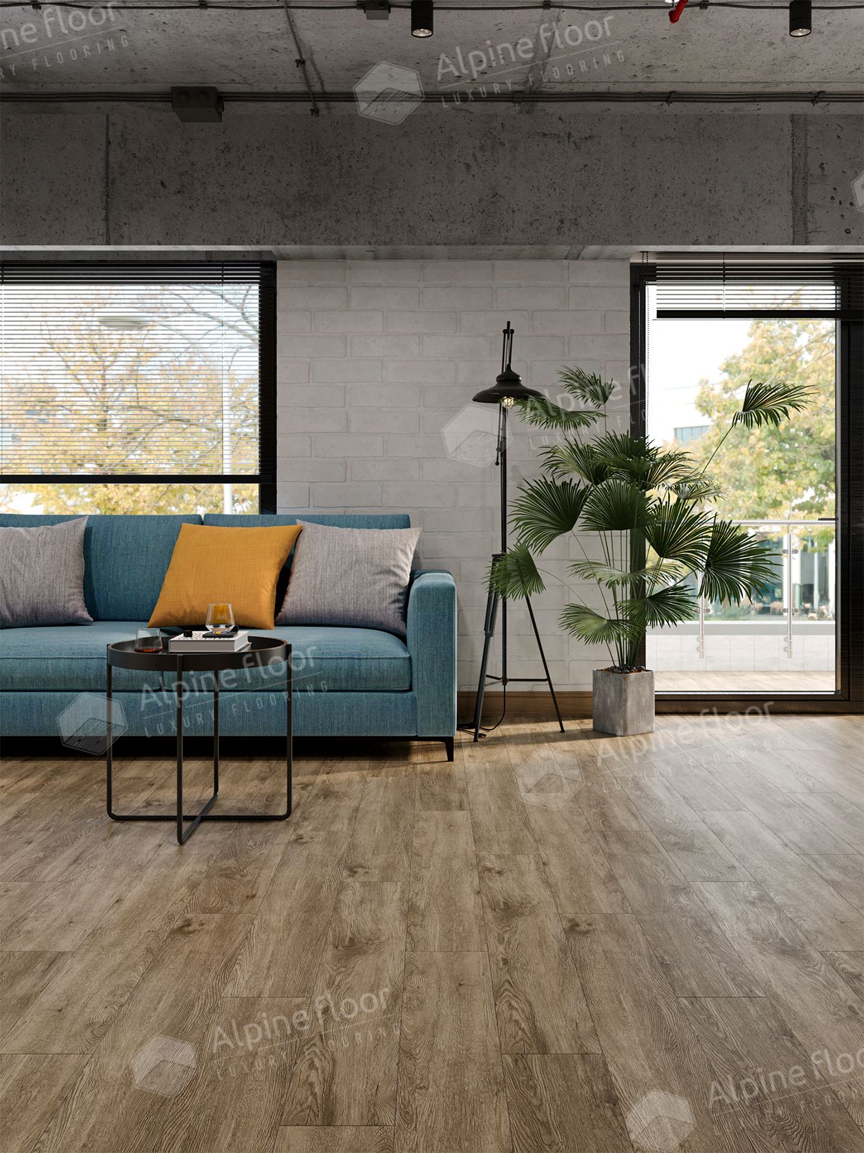 Ламинат SPC Alpine Floor Grand Sequoia ECO 11-808 Венге Грей, толщина 5мм, площадь 1,786м. кв