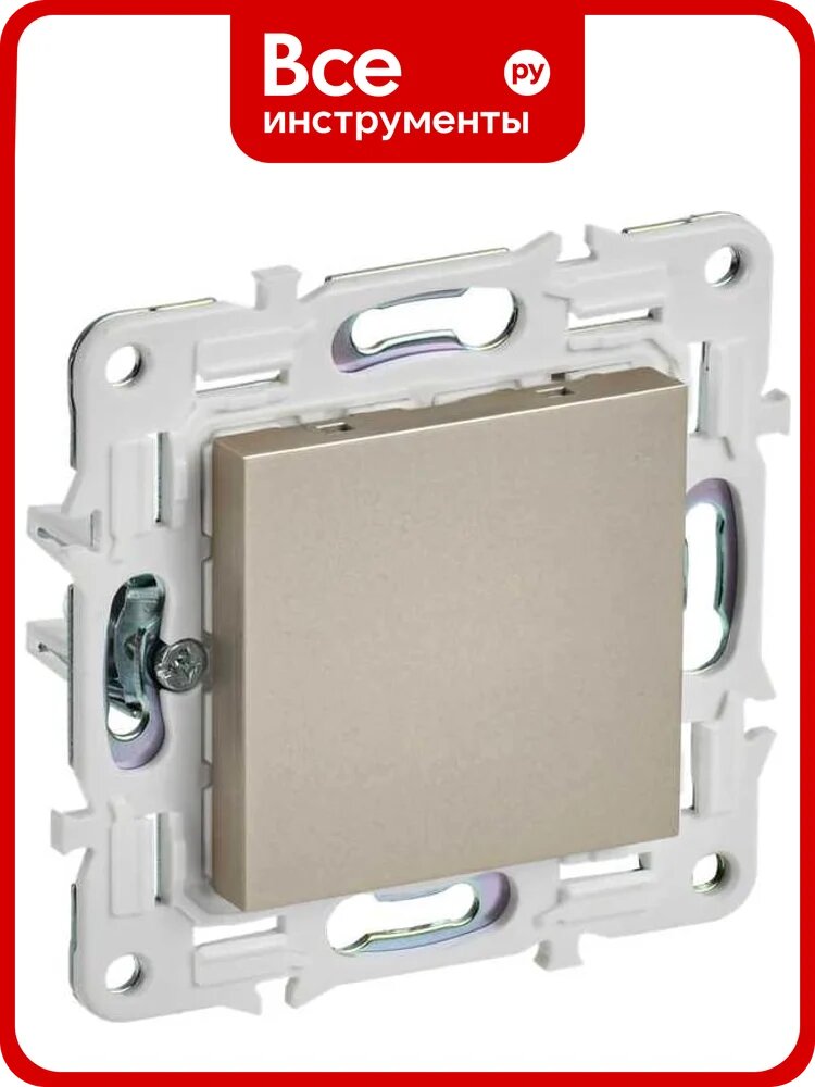 Заглушка с суппортом IEK SKANDY SK-C01Sh шампань SK-PL10-K37