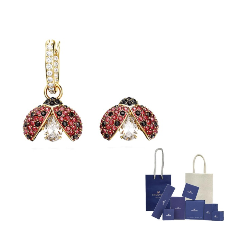 Серьги пусеты SWAROVSKI, кристаллы Swarovski
