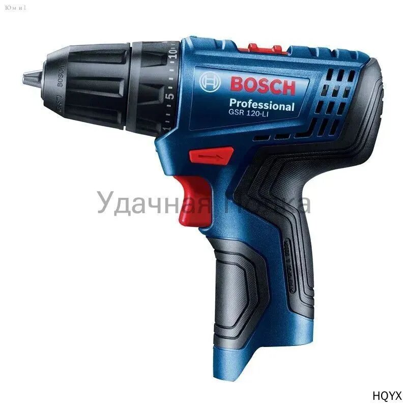 Аккумуляторная отвертка GSR120-LI, на аккумуляторе, 12 В, 30 Нм, 0 батарея