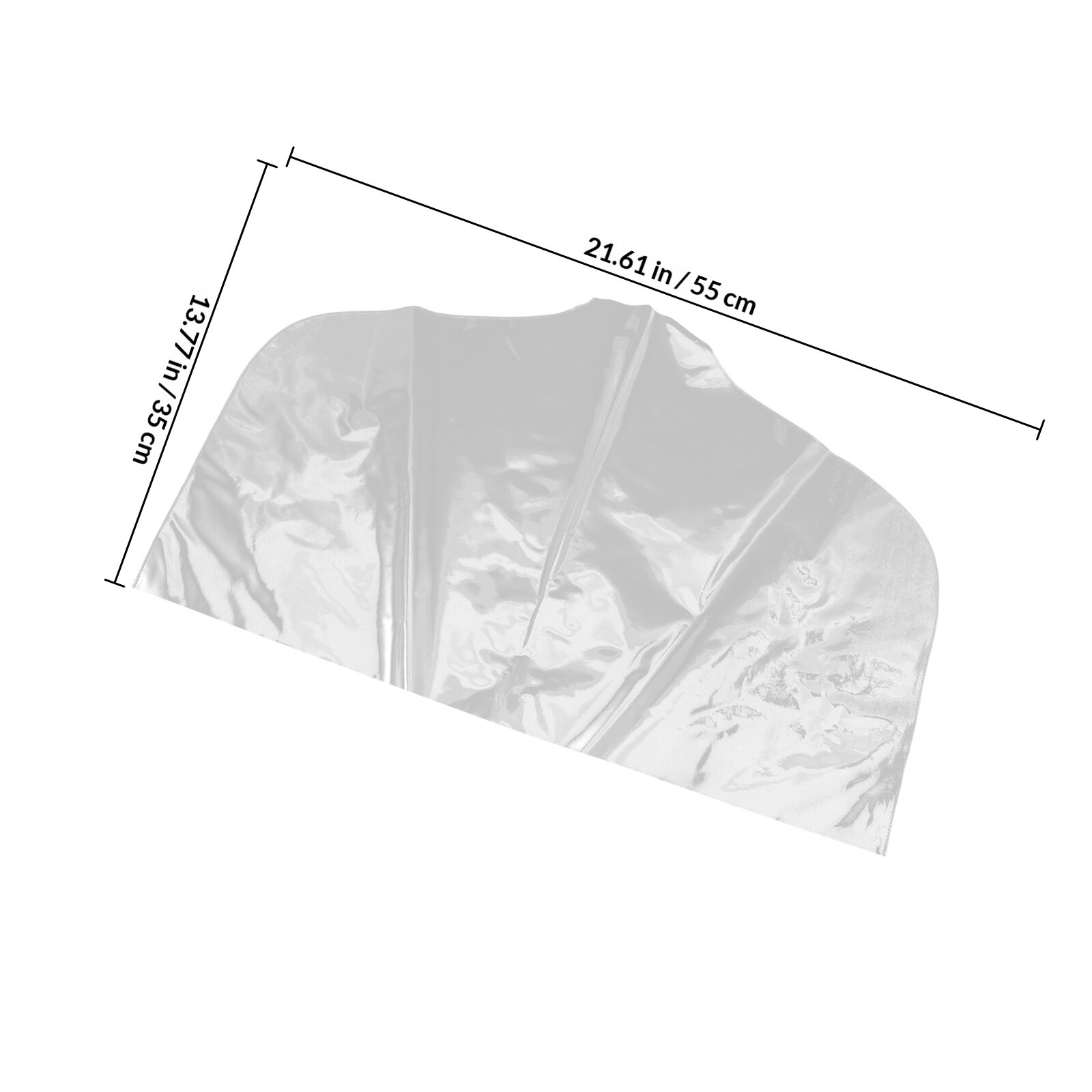 Прозрачные Чехлы Для Плечевой Части Одежды 10 Штук 55.00X35.00X0.01Cm