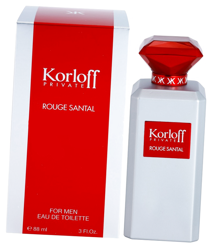 Карлофф Париж Руж Сантал вода туалетная для мужчин и женщин 88 мл - Korloff Rouge Santal парфюм