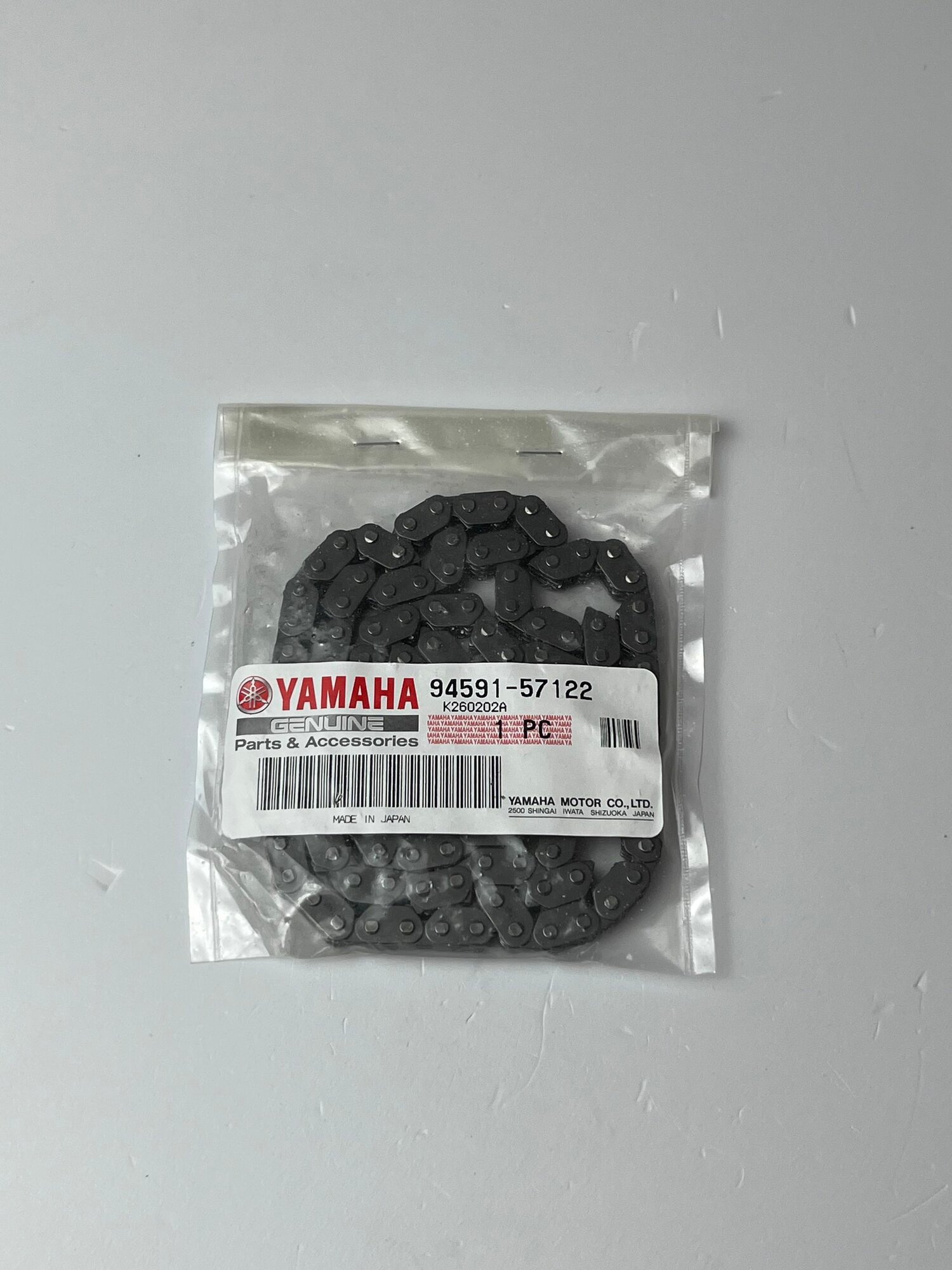 Цепь ГРМ мотоцикла YAMAHA. Артикул 94591-57122 (оригинал)