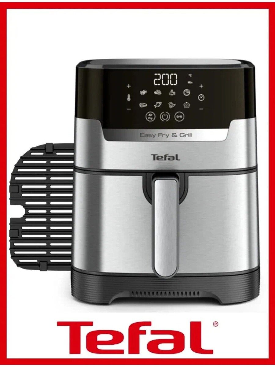 Tefal Аэрогриль Easy Fry&Grill Deluxe EY505D15, стандартный вариант модели