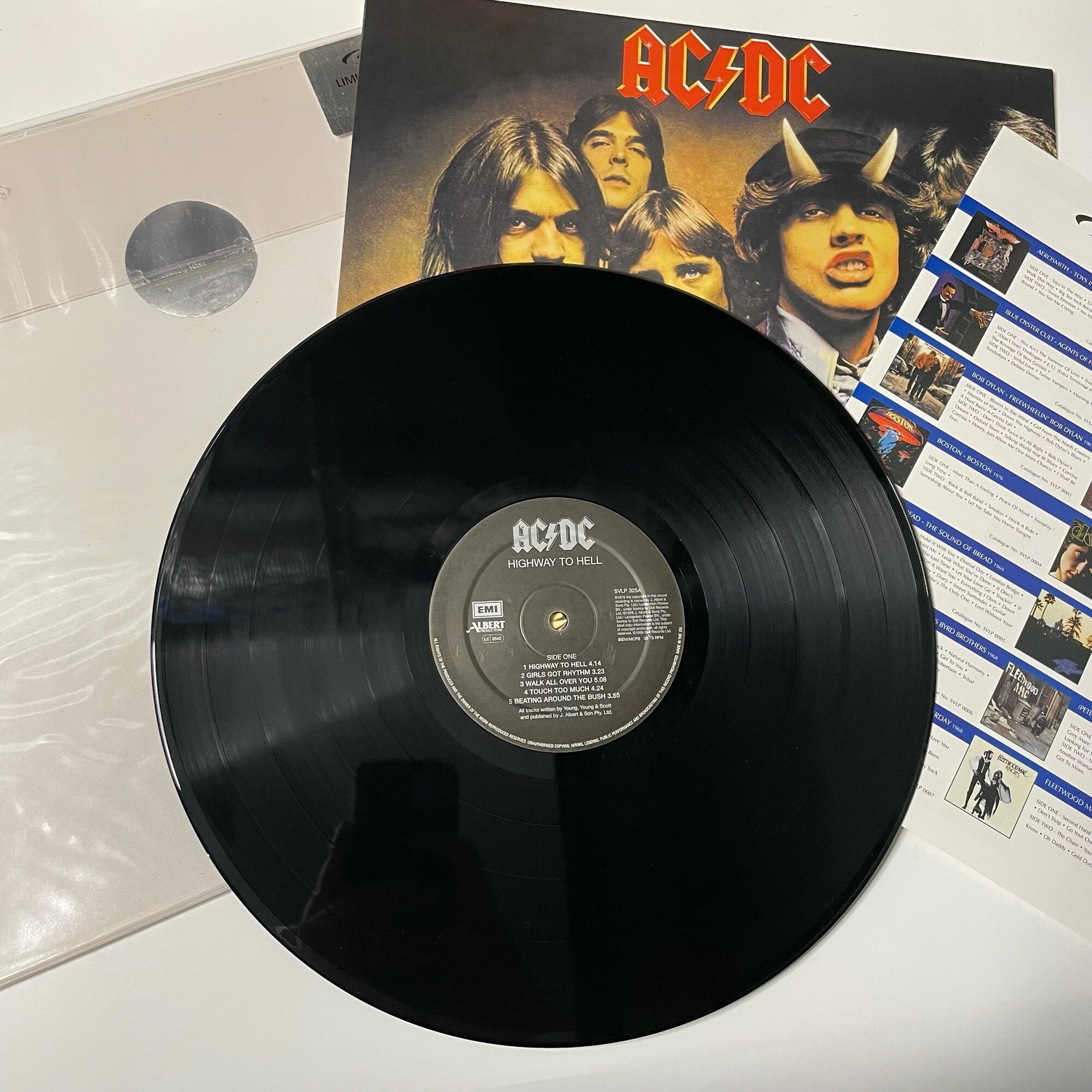 Винтажная виниловая пластинка LP AC DC Highway To Hell (Европейский Союз 1998) Simply Vinyl
