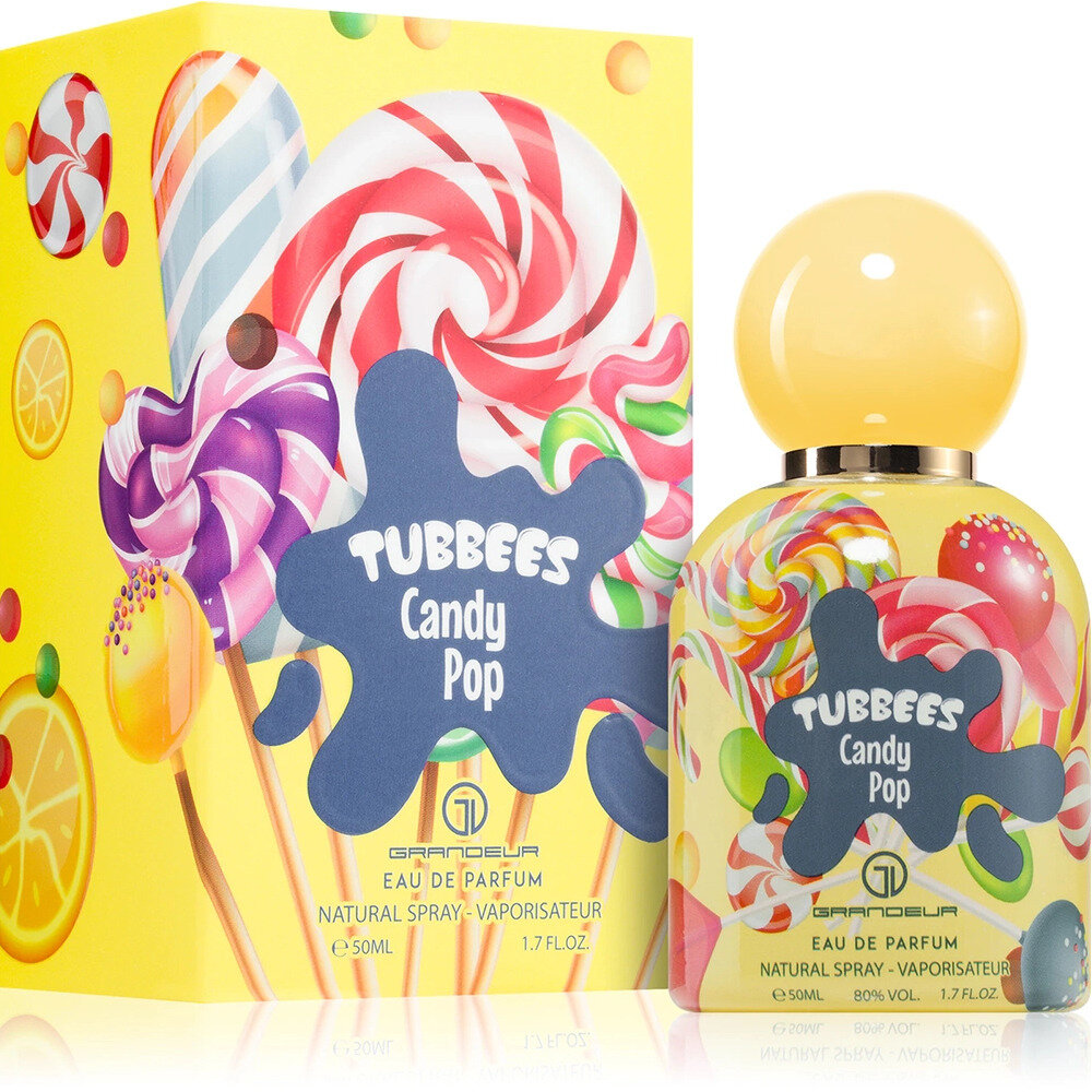 Парфюмерная вода для женщин и мужчин Tubbees Candy Pop 50 мл / Духи Тубиз Кэнди Поп