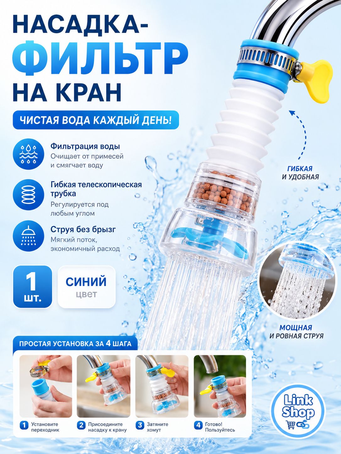 Насадка на кран