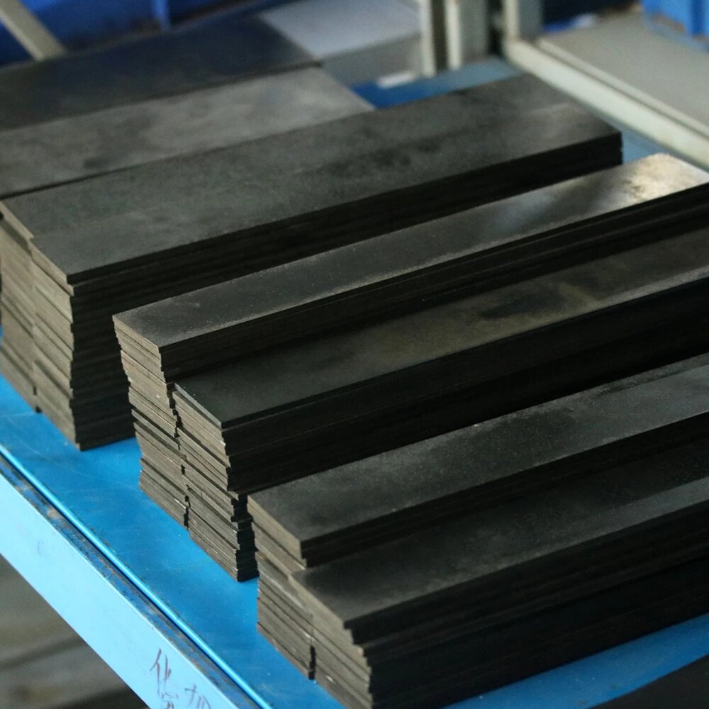 Стальная пластина VG10 250x40x2.5mm для ножей