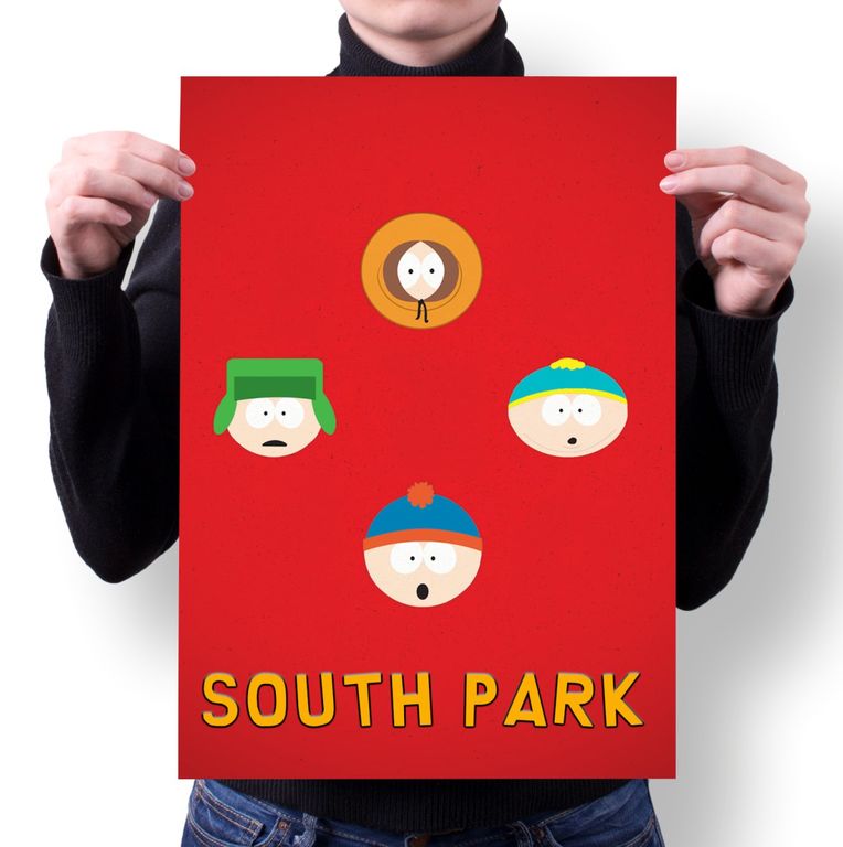 Плакат SOUTH PARK, южный парк №13, А2