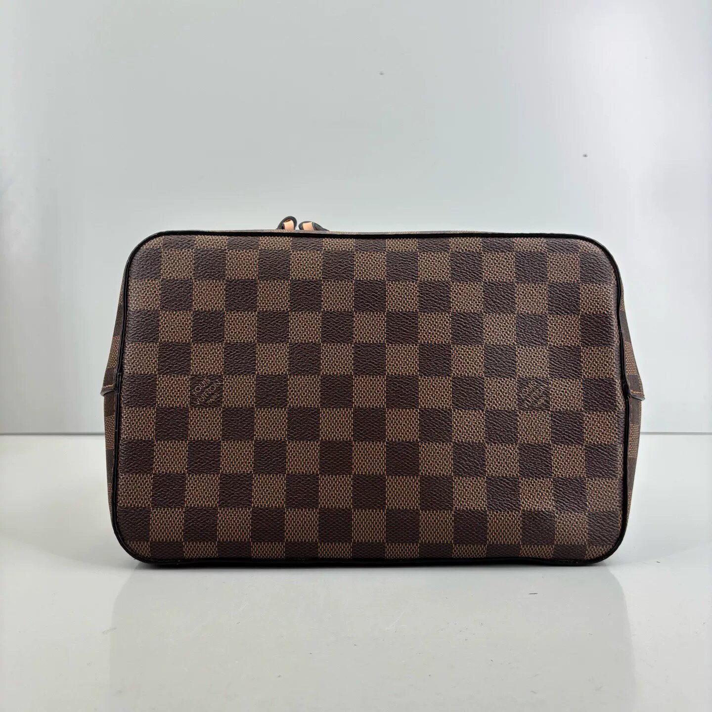 Сумка ведро Louis Vuitton NeoNoe, фактура матовая, коричневый — фото 1