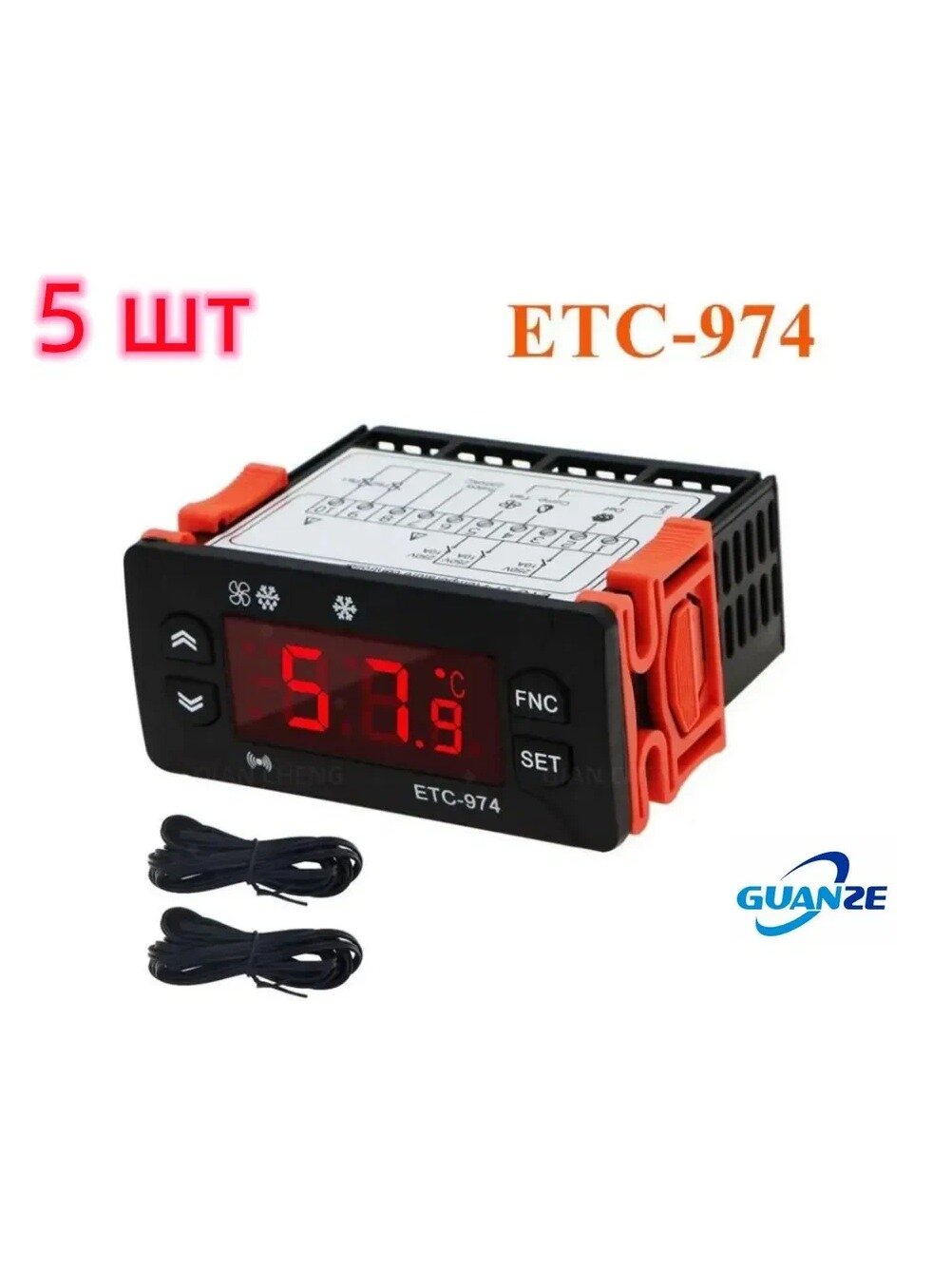 KNOW EASY-витрины -холодильника Elitech ETC-974 (с 2 датчиками) / Микропроцессор для торгового холодильного оборудования