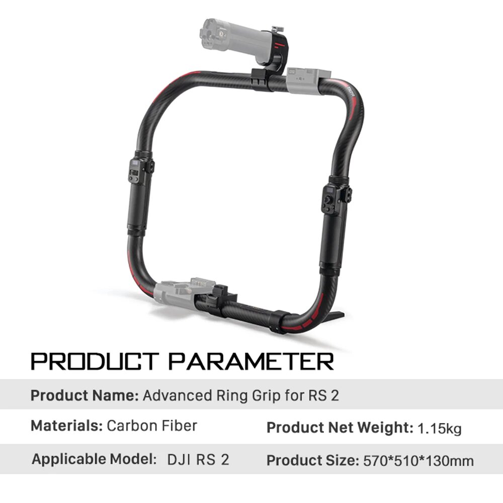 TILTA TGA-ARG Кольцевая рукоятка для DJI Ronin RS2/RS3 pro / RS4 / RS4 Pro TGA-ARG