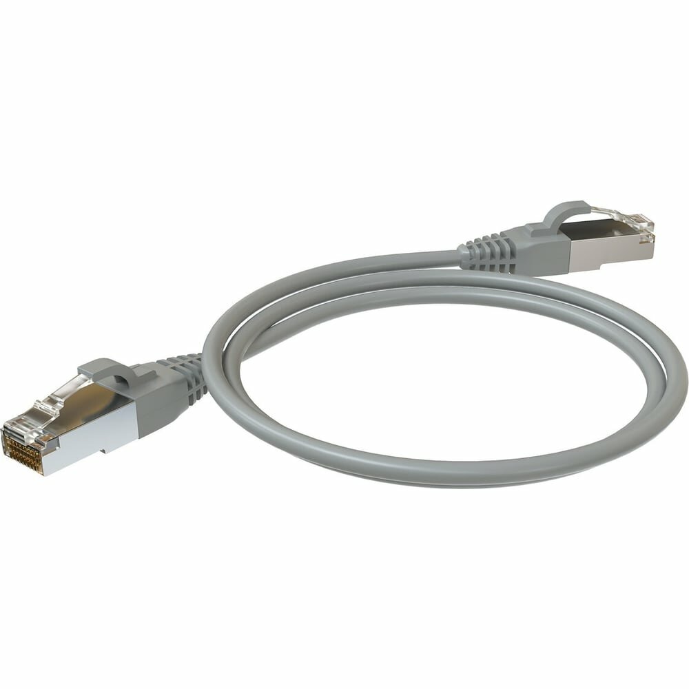 Патч-корд SYSMATRIX F/UTP категория 5е 2xRJ45 экранированный серый LSZH 1м (10шт) PC 4545.5ES26.1LSZHGY. VI10