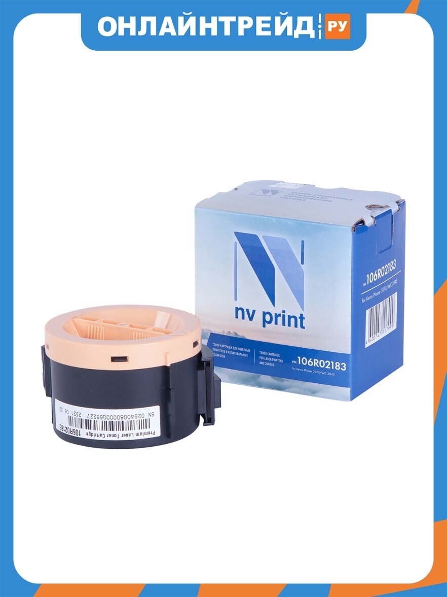 Тонер-картридж NV Print для Xerox Phaser 3010/40/WC 3045, черный